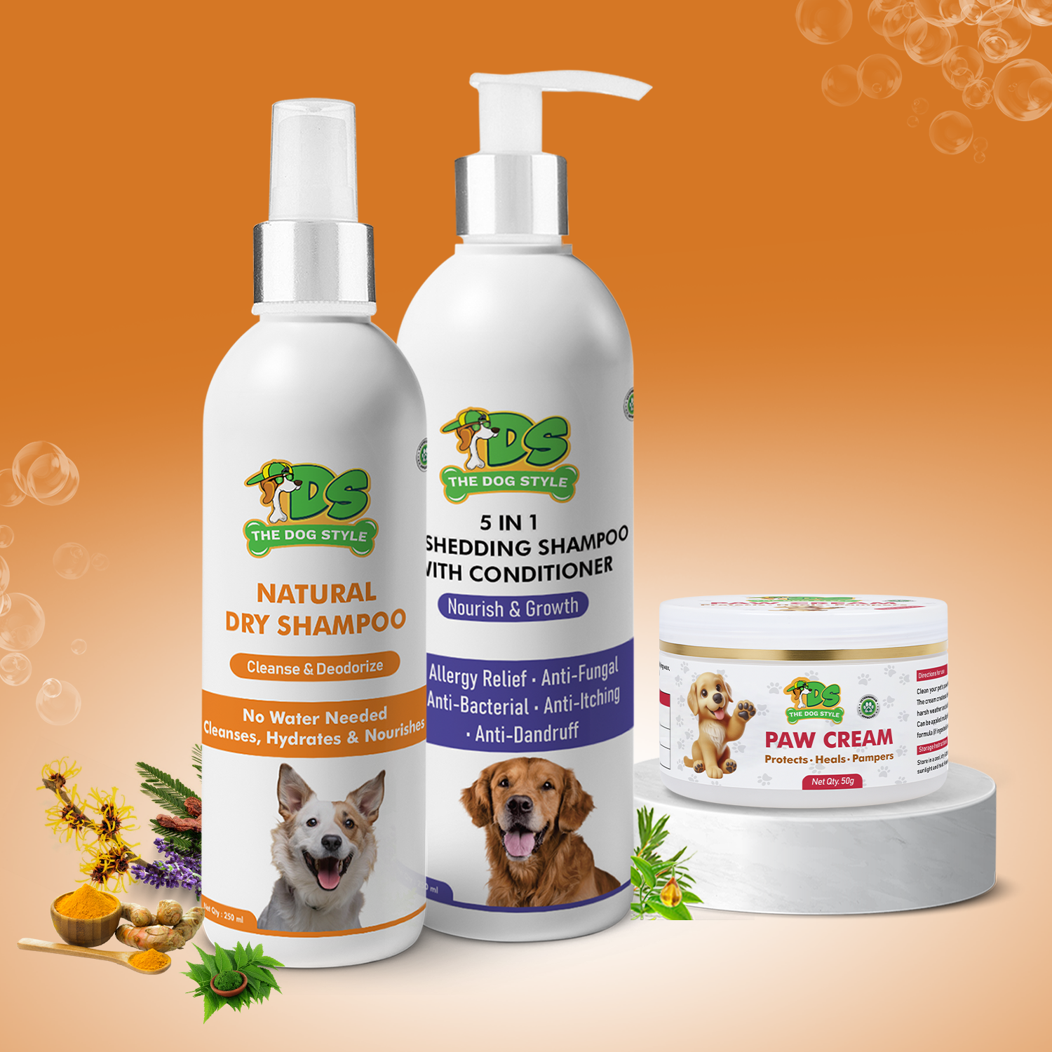 TDS Total Care Pack – Groom, Nourish & Protect Naturally – The Dog Style